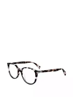 Rag & Bone Tortoiseshell-effect Round-frame Glasses - Brown