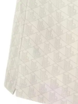 Lacoste Classic Monogram-jacquard Polo Shirt