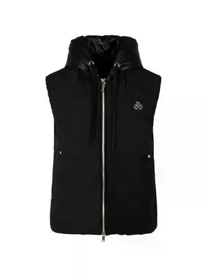 Moose Knuckles Tegan Hooded Down Gilet - Black