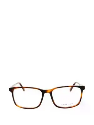 Gant Tortoiseshell-effect Rectangle-frame Glasses - Brown