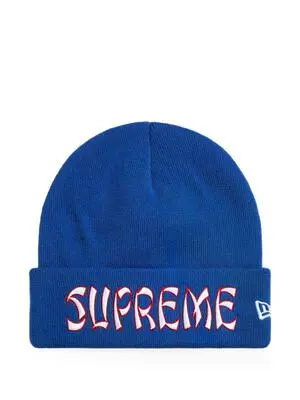 Supreme X New Era® Action Beanie Hat - Blue