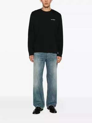 WON HUNDRED Logo-embroidered Long-sleeve T-shirt