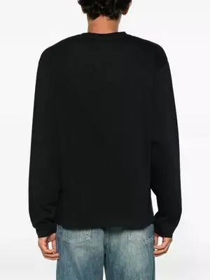 WON HUNDRED Logo-embroidered Long-sleeve T-shirt