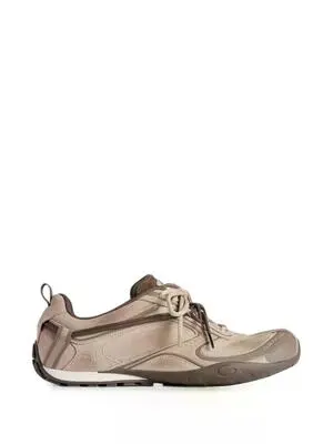 Balenciaga Radar Velvety Panelled Leather Sneakers