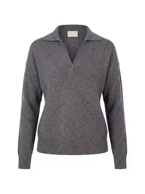DRUMOHR Cashmere V-neck Collar Sweater - Grey