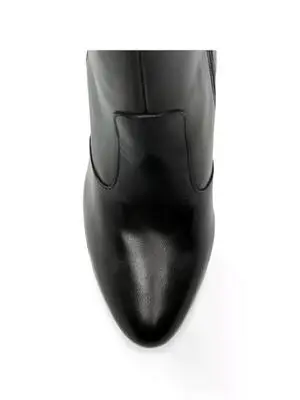 NEROGIARDINI Platform Leather Ankle Boots