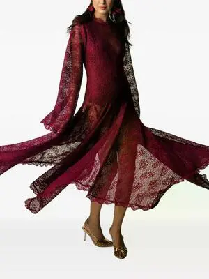 MIAU BY CLARA ROTESCU Capri Long-sleeve Maxi Dress