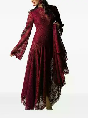 MIAU BY CLARA ROTESCU Capri Long-sleeve Maxi Dress
