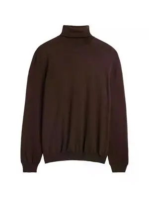 ZANONE Flexwool Roll-neck Sweater - Brown