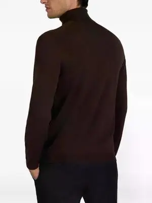ZANONE Flexwool Roll-neck Sweater - Brown