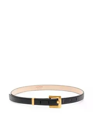 Balmain Anthem Belt 2cm-calfskin - Black