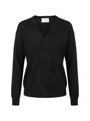 DRUMOHR V-neck Merino Wool Sweater - Black