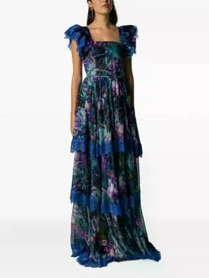Miau By Clara Rotescu Trimmed Evening Dresses