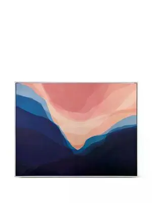 L'OCA NERA Abstract Framed Wall Art - Blue