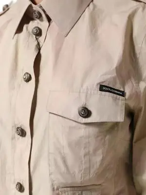 Dolce & Gabbana Button-up Epaulette Shirt