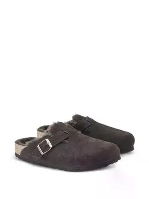 BIRKENSTOCK Boston Shearling-lined Mules - Brown