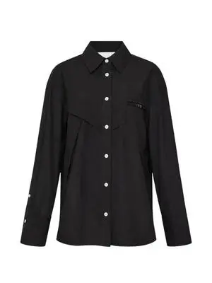3.1 Phillip Lim Sequin-embellished Poplin Shirt - Black