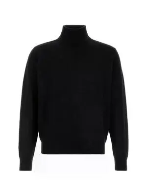 ENTIRE STUDIOS Roll-neck Knitted Sweater - Black