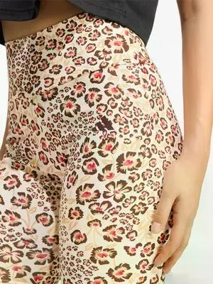 Adidas X Farm Rio Floral-print Leopard-pattern Shorts