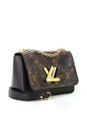 LOUIS VUITTON Twist Handbag Limited Edition Blossom Monogram Canvas Mm Shoulder Bag - Brown