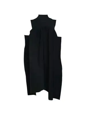 CFCL Ribbed-knit Sleeveless Mini Dress - Black