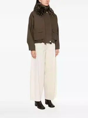 VALENTINI 1972 Faux-fur-trim Drawstring Jacket