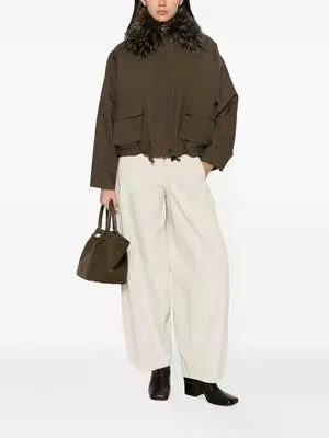 VALENTINI 1972 Faux-fur-trim Drawstring Jacket
