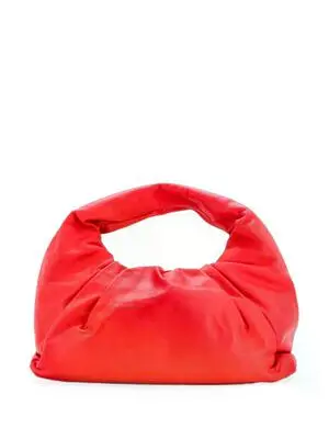 Bottega Veneta The Shoulder Pouch Leather Medium Hobo Bag - Red