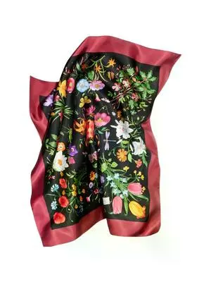 Gucci Silk Print Scarf