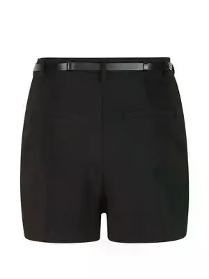Elisabetta Franchi Padlock-detail Belted Shorts