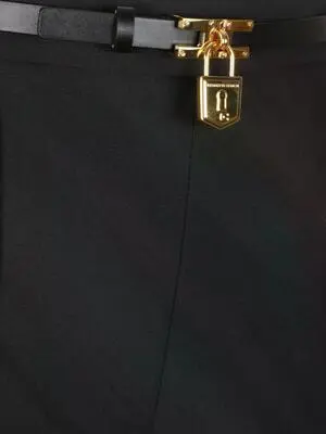 Elisabetta Franchi Padlock-detail Belted Shorts