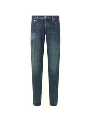 PT TORINO Reggae Pressed-crease Faded Jeans - Blue