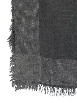 Faliero Sarti Fringed-edge Scarf - Grey