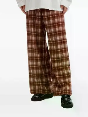 B+AB Check-pattern Trousers