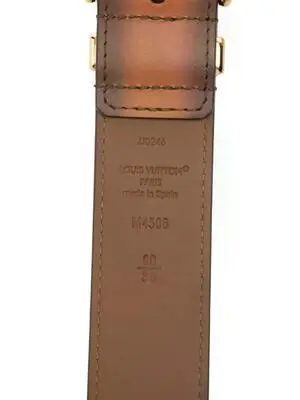 LOUIS VUITTON 2026 Patinated Calfskin Pont Neuf Belt