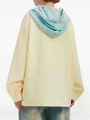 MINI CREAM Star-print Hoodie