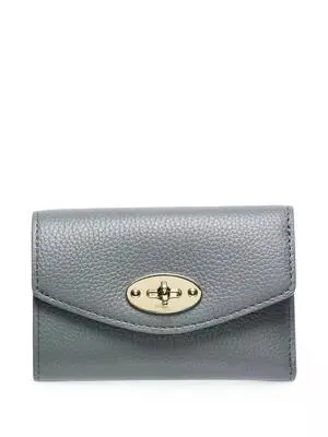 Mulberry Darley Grained Leather Wallet - Grey
