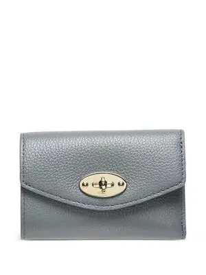 Mulberry Darley Grained Leather Wallet - Grey