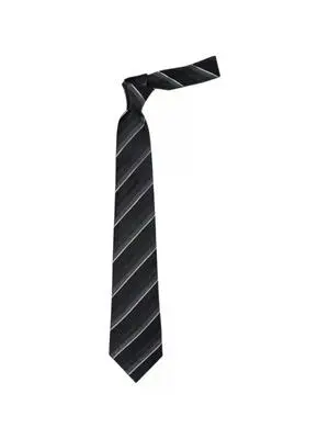 Comme Des Garçons Striped Polka-dot Tie