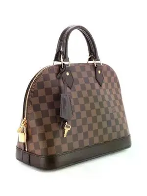 LOUIS VUITTON Alma Handbag Damier Pm Satchel