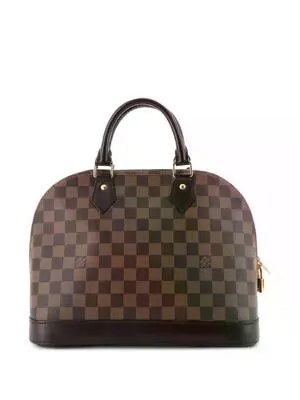 LOUIS VUITTON Alma Handbag Damier Pm Satchel - Brown