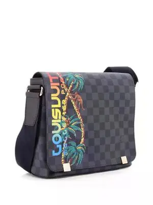 LOUIS VUITTON District Nm Messenger Bag Limited Edition Damier Cobalt Jungle Pm Crossbody Bag - Blue