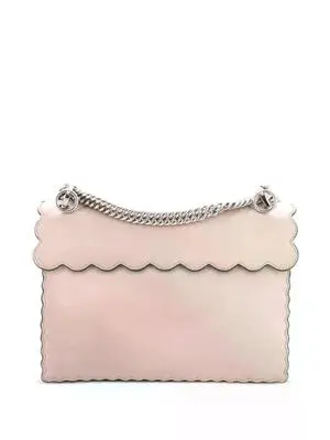 Fendi Kan I Bag Leather Medium Shoulder Bag - Neutrals