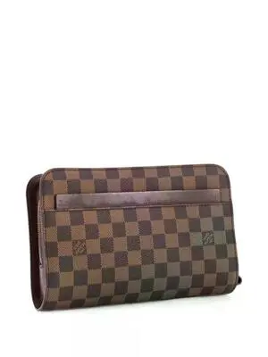 LOUIS VUITTON Pochette Saint Louis Damier Clutch Bag