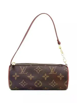 LOUIS VUITTON Papillon Pochette Monogram Canvas Mini Clutch Bag
