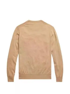 Polo Ralph Lauren Logo-embroidered Wool Sweater - Brown