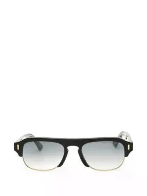 CUTLER & GROSS Geometric-frame Sunglasses - Black