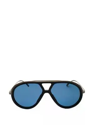 Emporio Armani Pilot-frame Sunglasses - Black