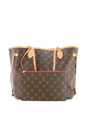 LOUIS VUITTON Neverfull Nm Monogram Canvas Mm Tote Bag