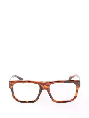 DB EYEWEAR BY DAVID BECKHAM Tortoiseshell-effect Square-frame Glasses - Brown